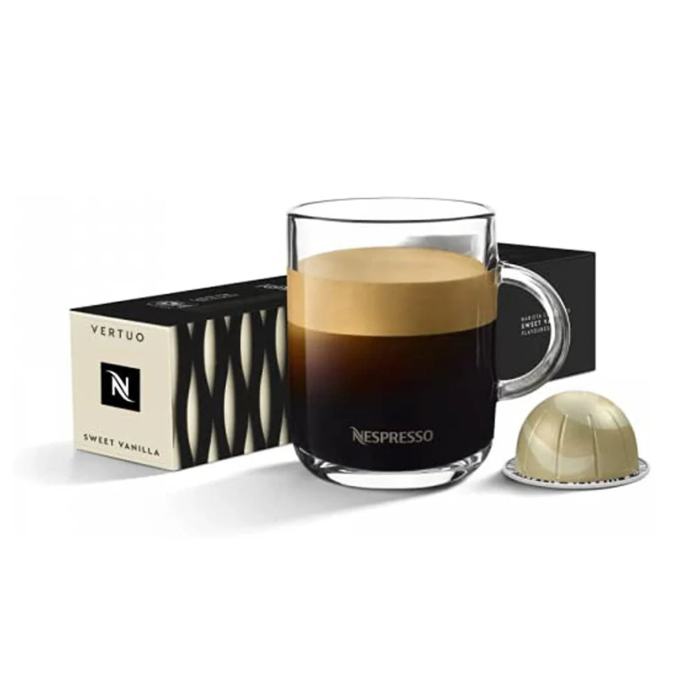 Nespresso sweet vanilla Vertuo Capsules - 10 Capsules – Qahwa & more