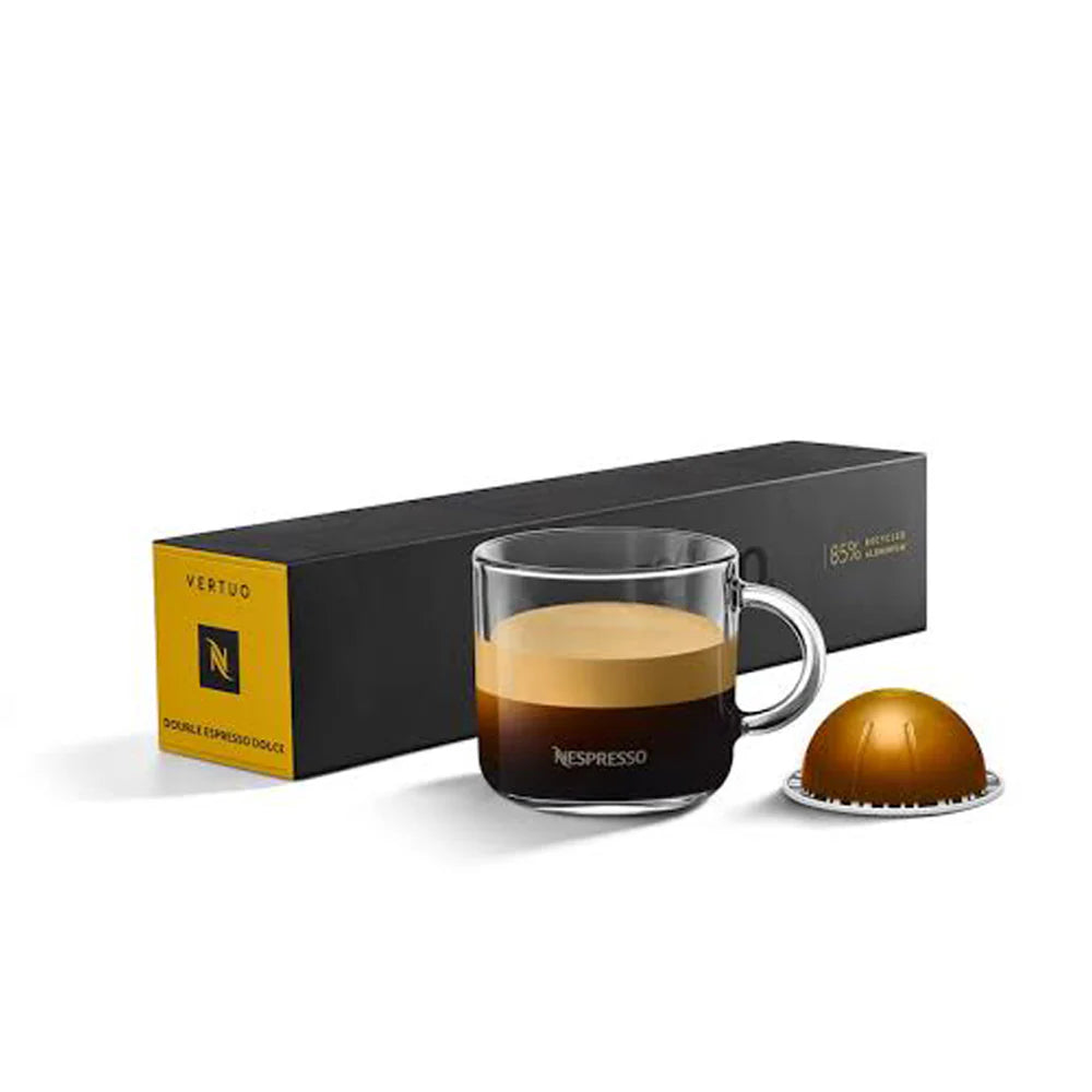 Nespresso Double Espresso Dolce Vertuo Capsules - 10 Capsules – Qahwa ...