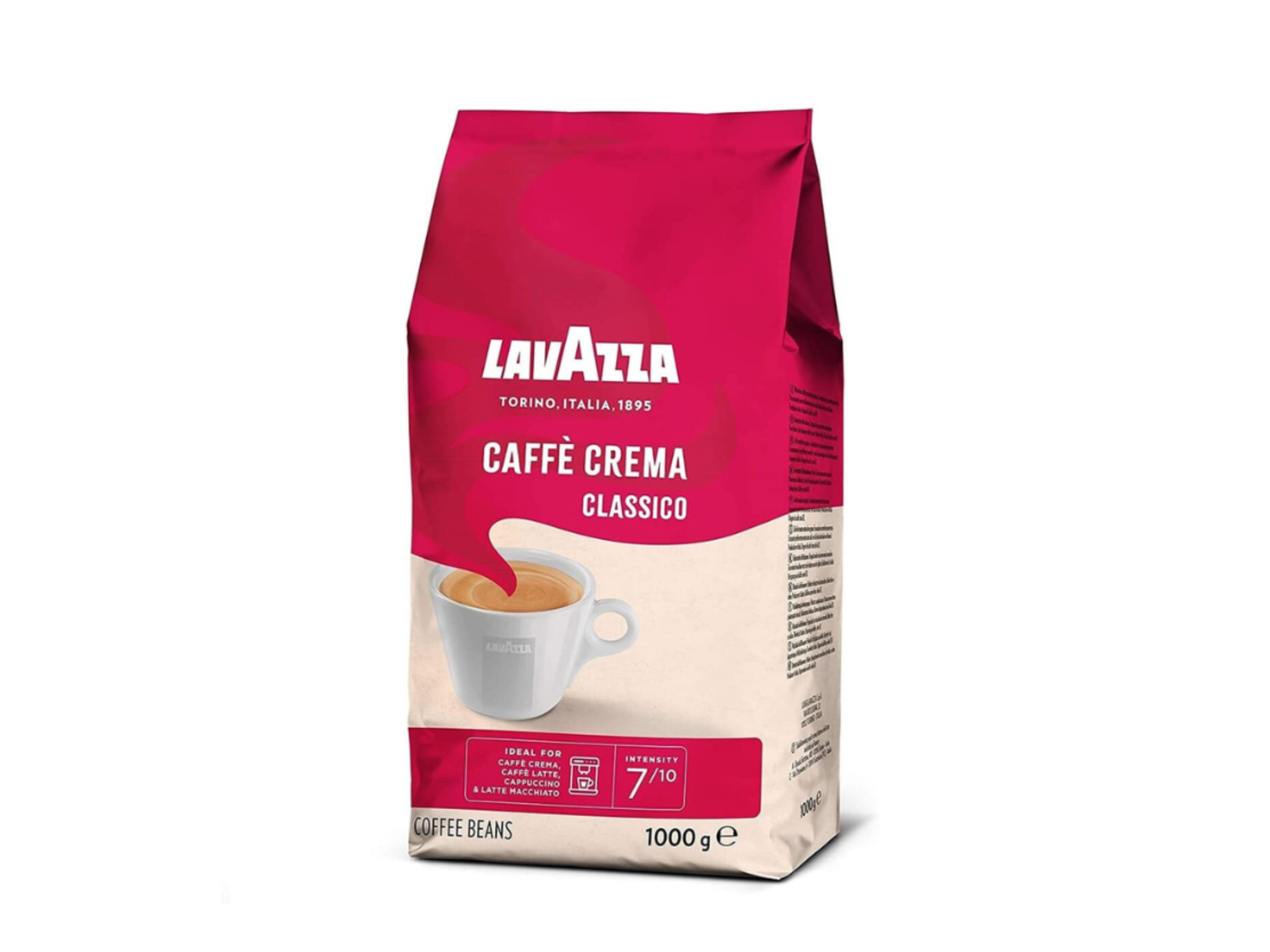 Lavazza Caffe crema classico Whole beans Coffee 1Kg – Qahwa & more