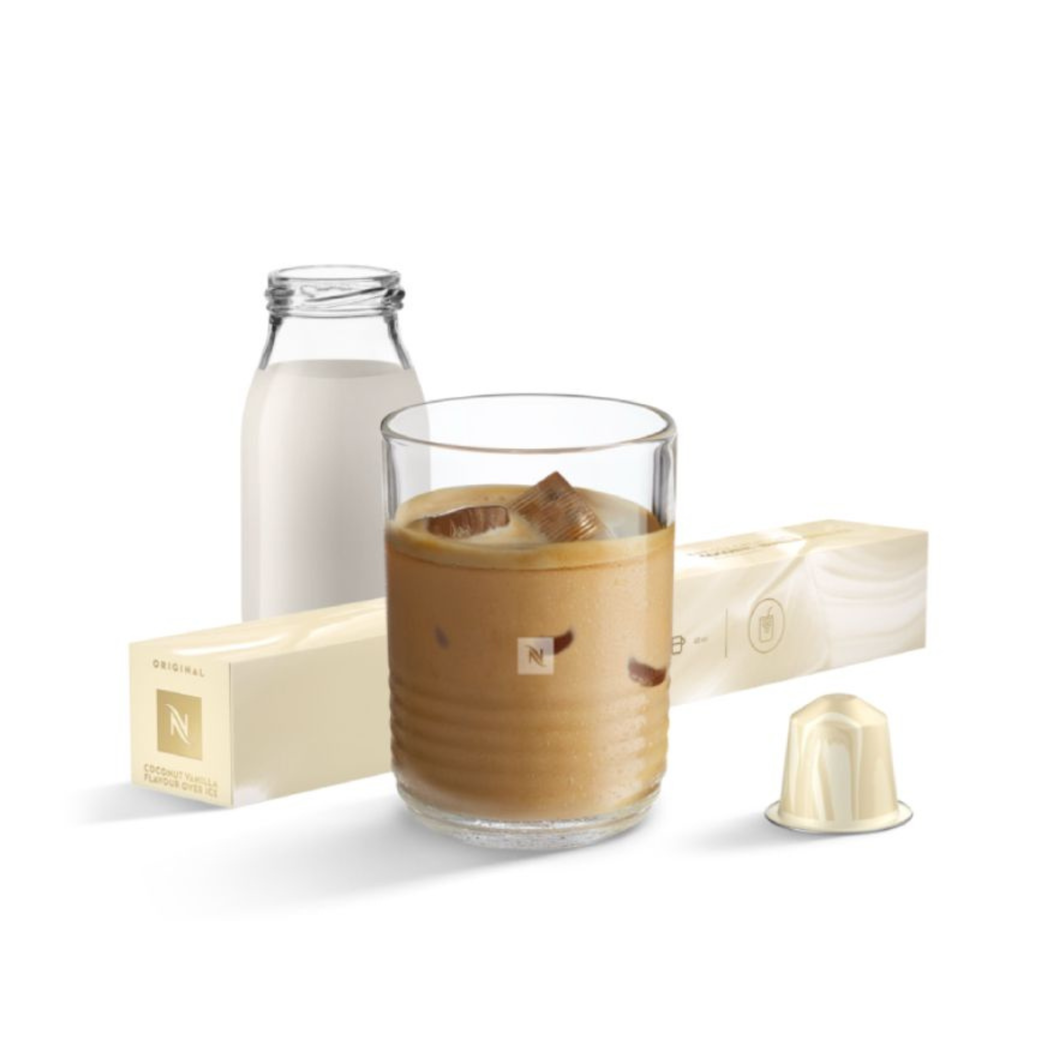 Nespresso -Coconut Vanilla Flavour Over Ice - 10 capsules – Qahwa & more